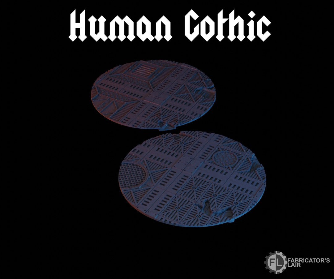 160mm Bases-Gothic Human-style – beowulfminis