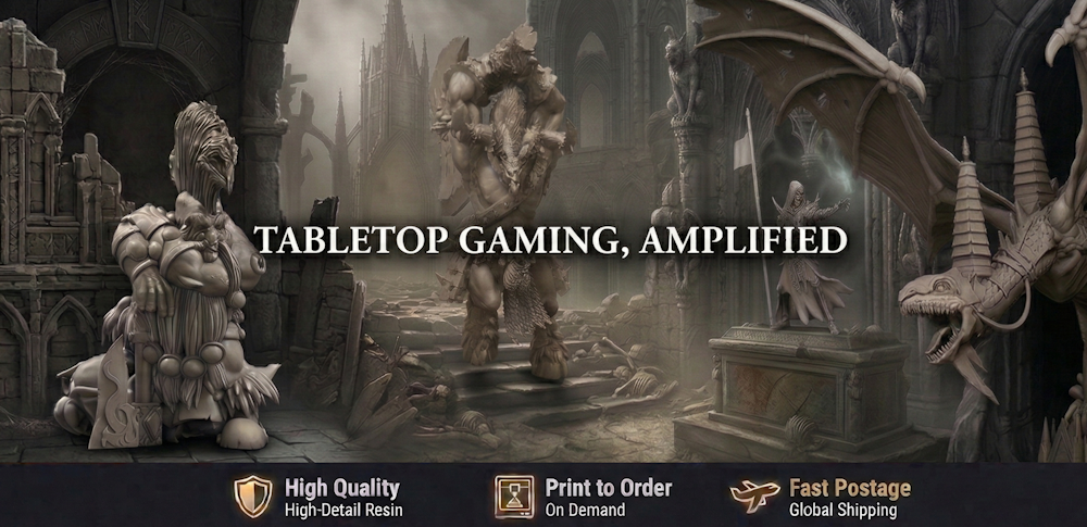 Beowulf Miniatures, 3D Printed Wargaming Miniatures, Proxies & Scenery ...