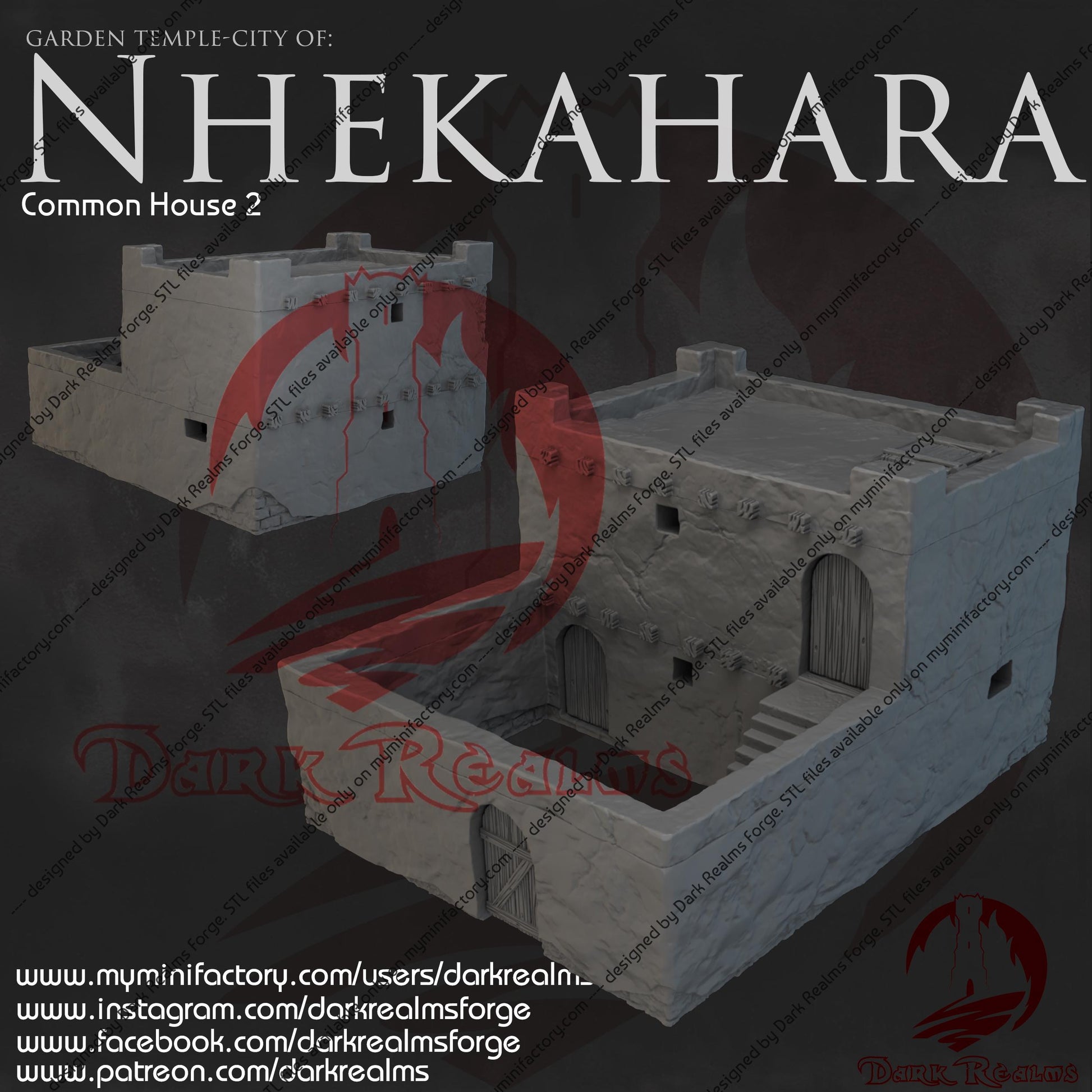 Nhekahara - Common House 2 - Printed on FDM Bambu Lab X1 Carbon (Custo ...