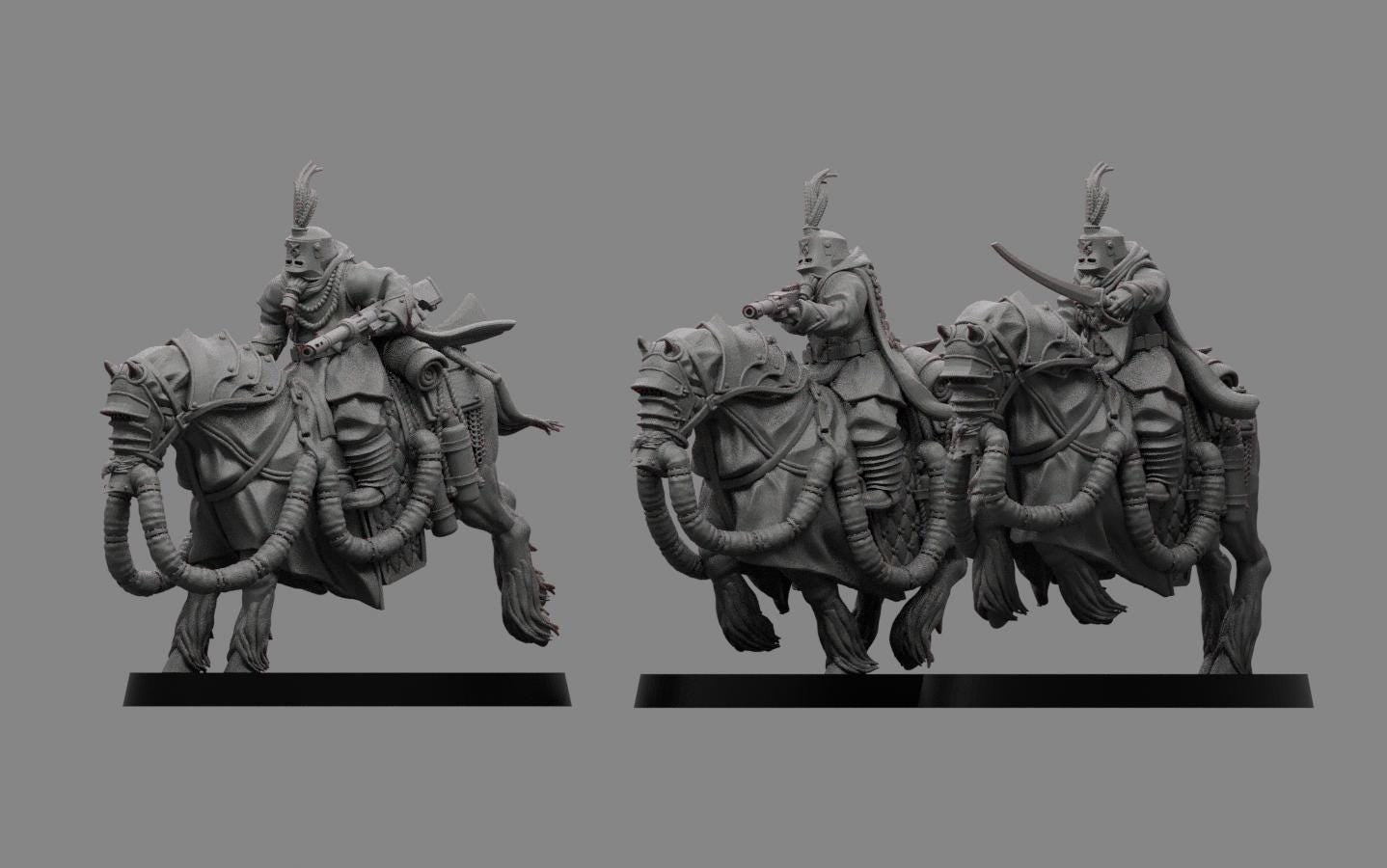 Krevat Cavalry x3 - Trench Compatible (Custom Order) – beowulfminis